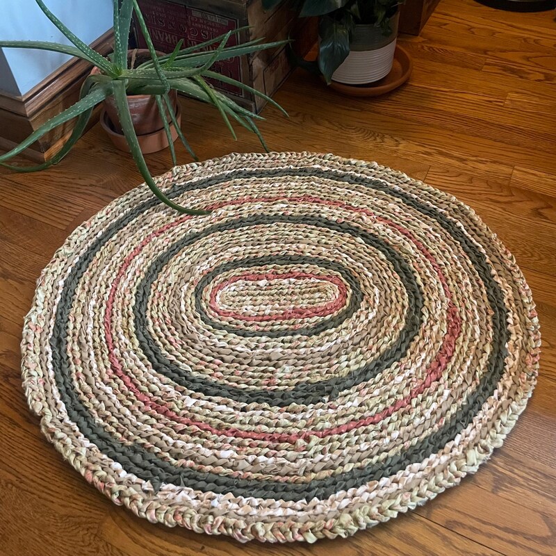 Oval Rag Rug - Etsy