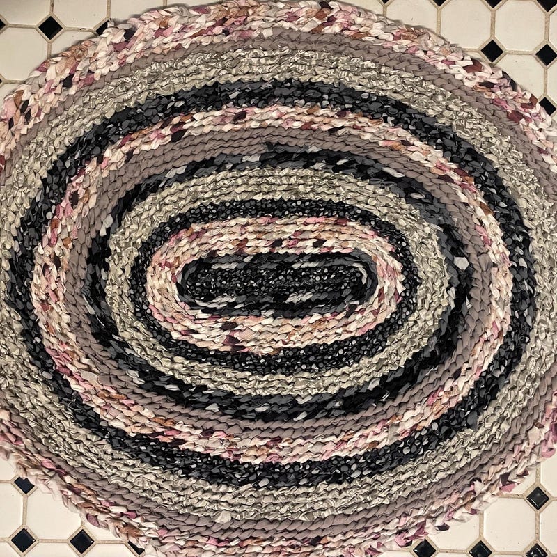 Oval Rag Rug - Etsy