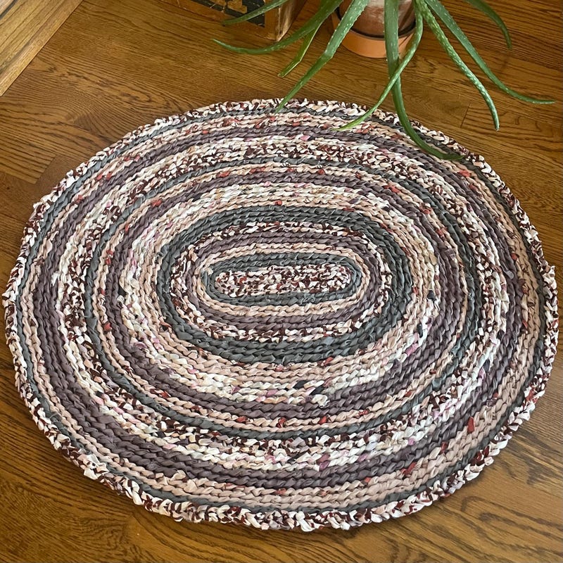Oval Rag Rug - Etsy
