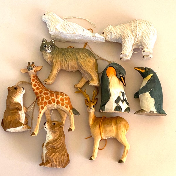 Hand Carved Animal - Etsy