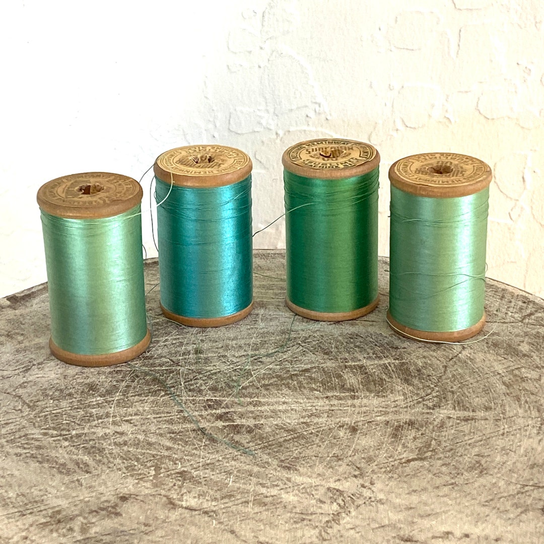 Vintage Belding Heminway Silk Thread Spools 100 Yards Each - Etsy