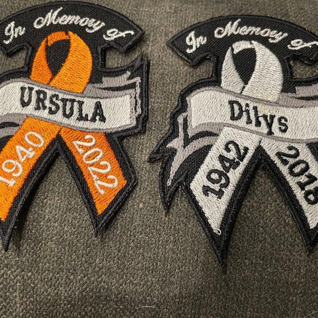 Embroidery Custom Embroider Memorial Ribbon Patch, Personalized in ...