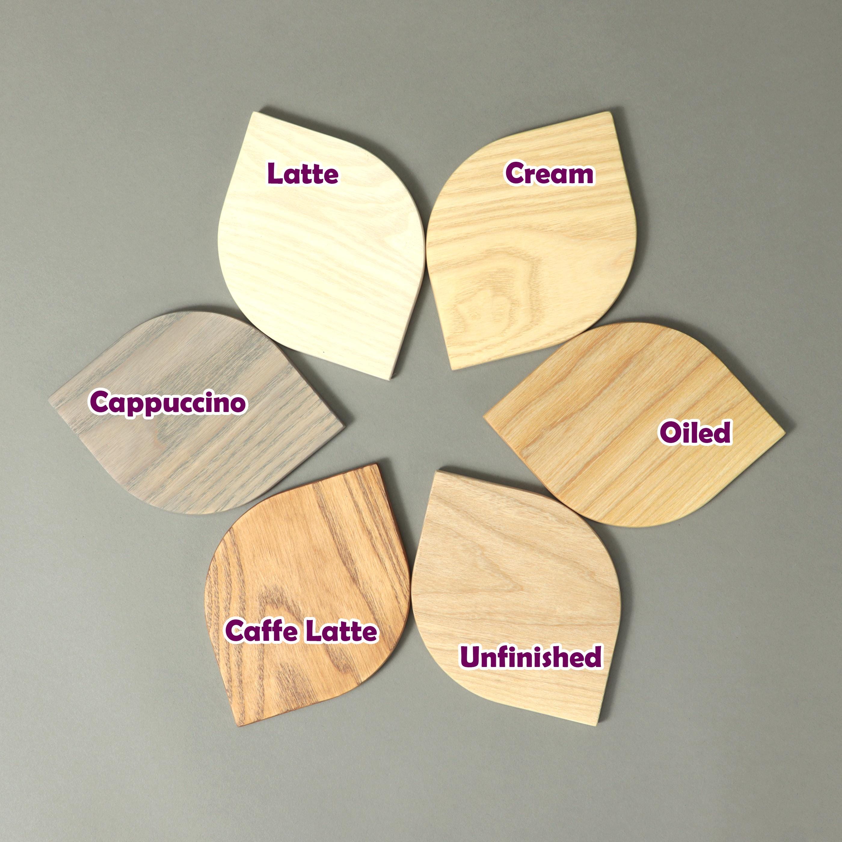 Wooden Round Handles, Wardrobe Pulls, Wood Drawer Knobs, Ash Wood ...