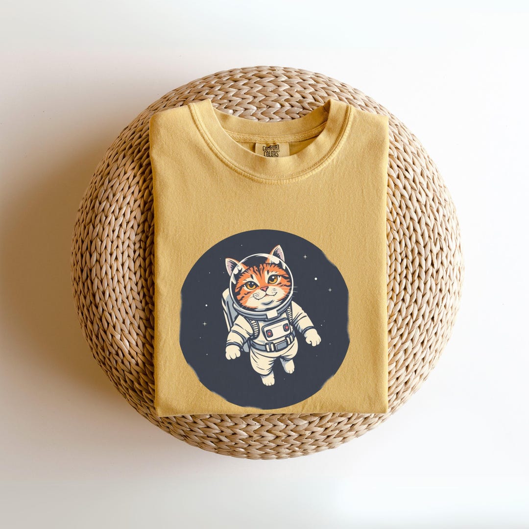 Funny Cat Space Suit Shirt, Funny Cat T-shirt, Alien Oversized Graphic ...
