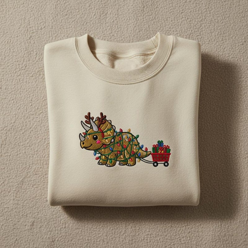 Dino Xmas Jumper - Etsy