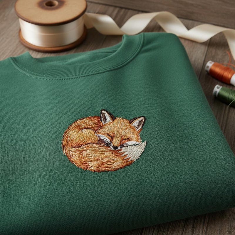 White Fox Jumper - Etsy Australia