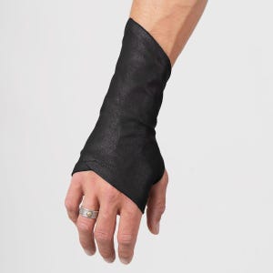 Brown Medieval Assassin Gloves Costume Fingerless Gauntlet Fantasy ...