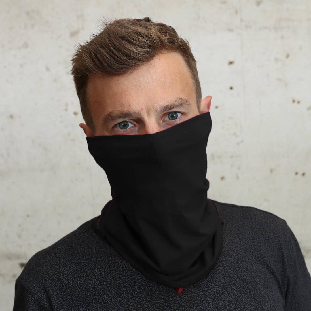 Black Assassin Ninja Dust Mask Snood Tube Gaitor Techwear Festival ...
