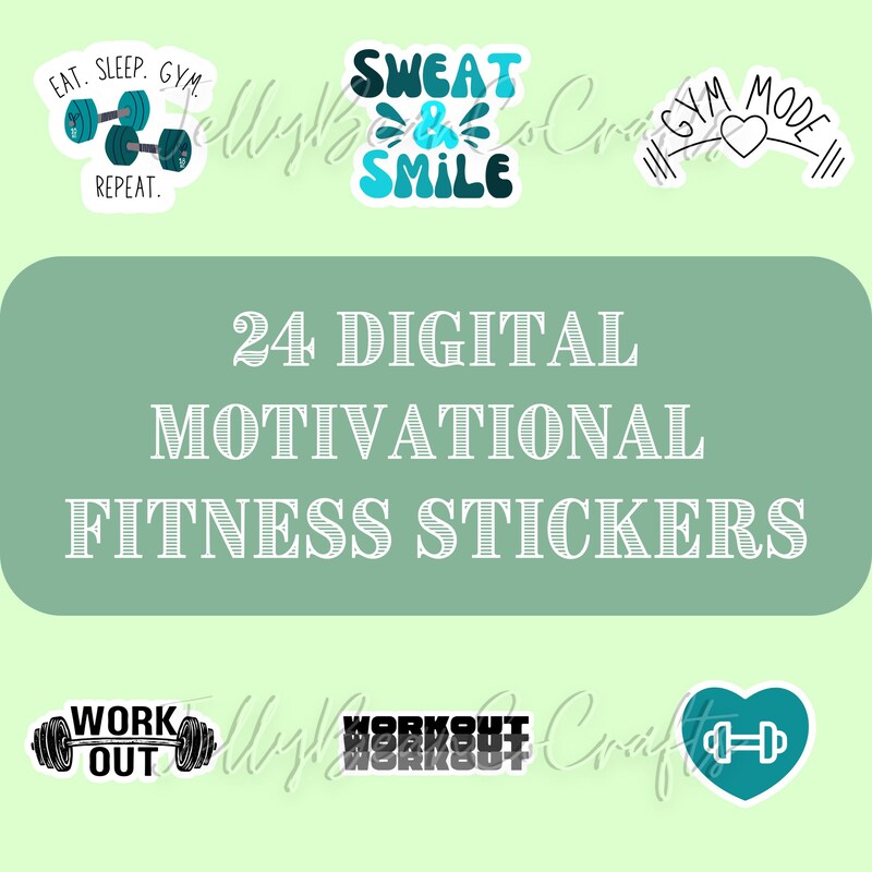 Fitness Stickers - Etsy