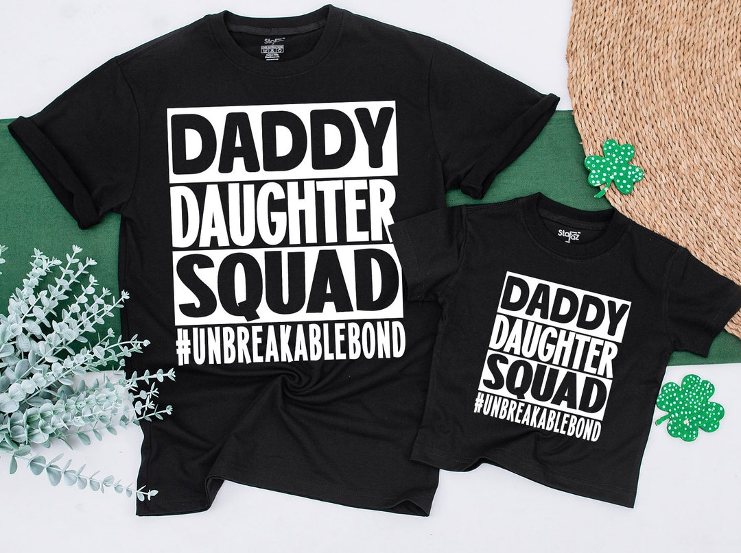 Dad Daughter Squad Shirt, Matching Father and Daughter Shirt, Daddy ...