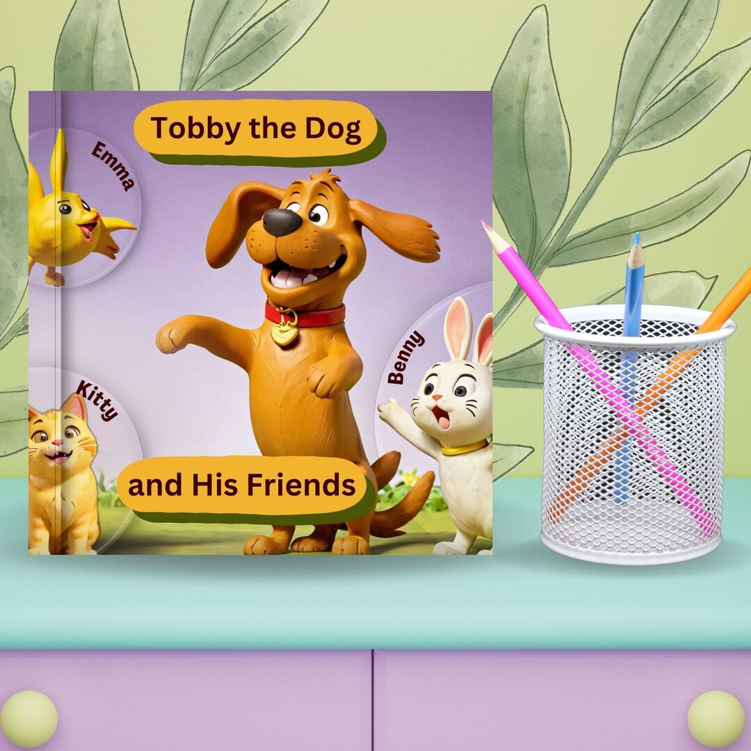 Story Book, Children's Storybook, Toby the Dog and His Friends, Story ...