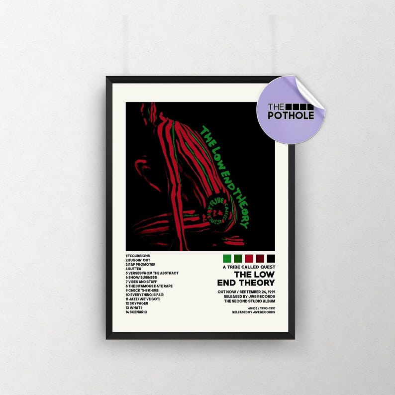 A Tribe Called Quest Posters / the Low End Theory Poster / Album Cover ...