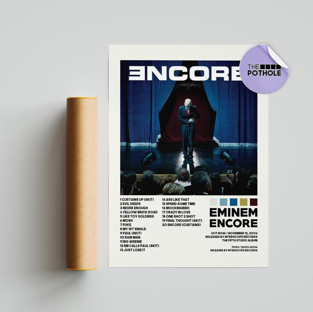 Eminem Posters / Encore Poster, Album Cover Poster Poster Print Wall ...