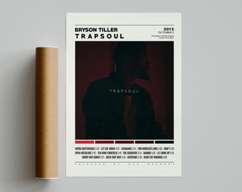 Bryson Tiller - TRAPSOUL - Album Cover Poster - Etsy