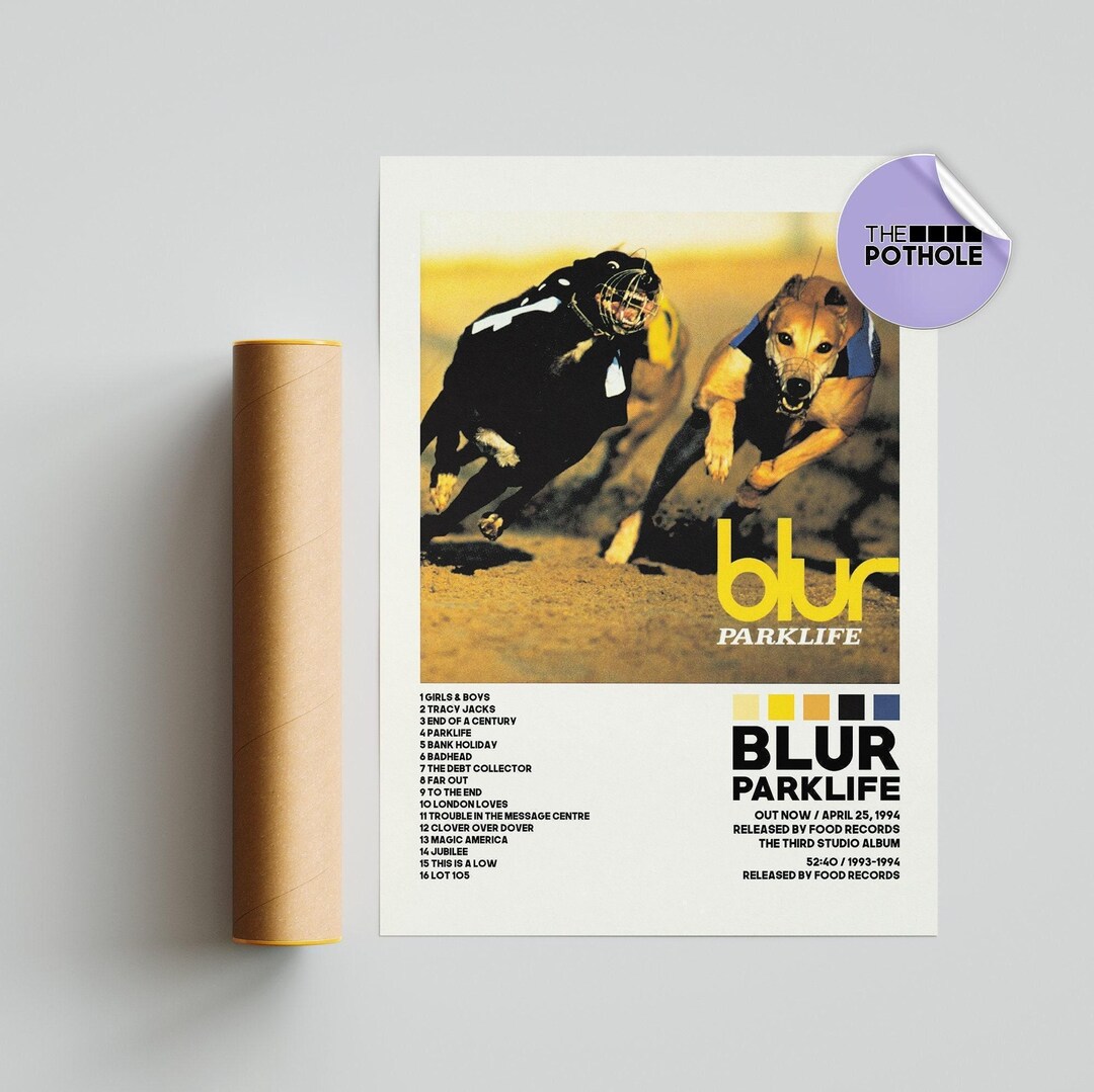 Blur Posters / Parklife Poster / Album Cover Poster, Print Wall Art ...