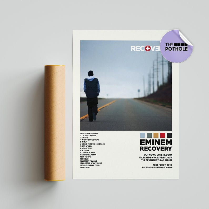 Eminem Posters / Recovery Poster, Album Cover Poster Poster Print Wall ...