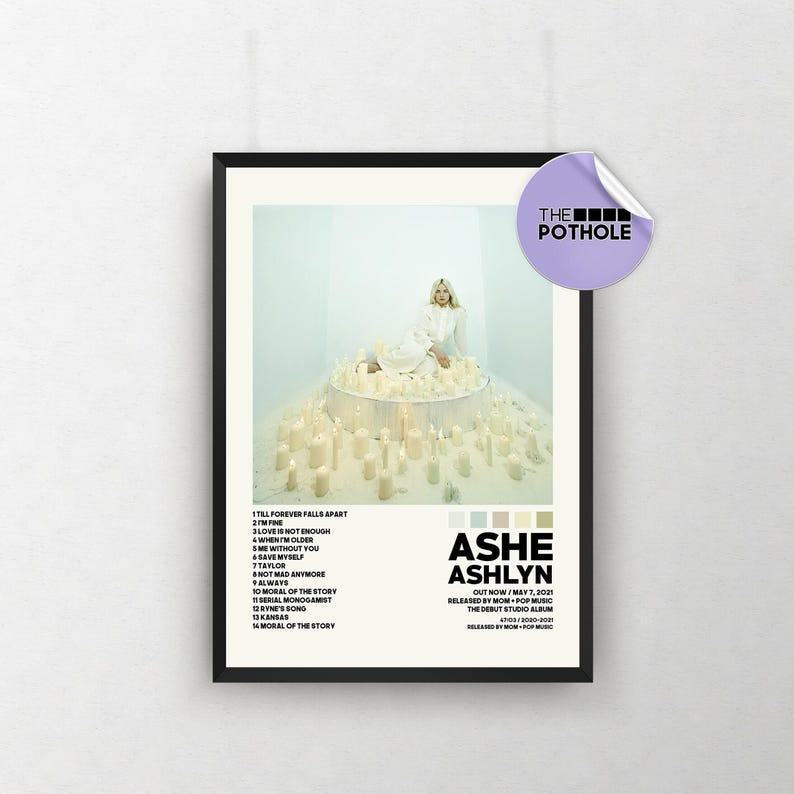Ashe Posters / Ashlyn Poster / Album Cover Poster, Poster Print Wall ...