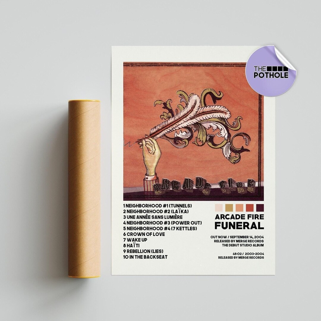 Arcade Fire Posters / Funeral Poster, Album Cover Poster, Poster Print Wall Art, Arcade Fire ...