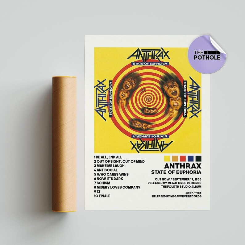 Anthrax Posters / State of Euphoria Poster, Anthrax, State of Euphoria ...