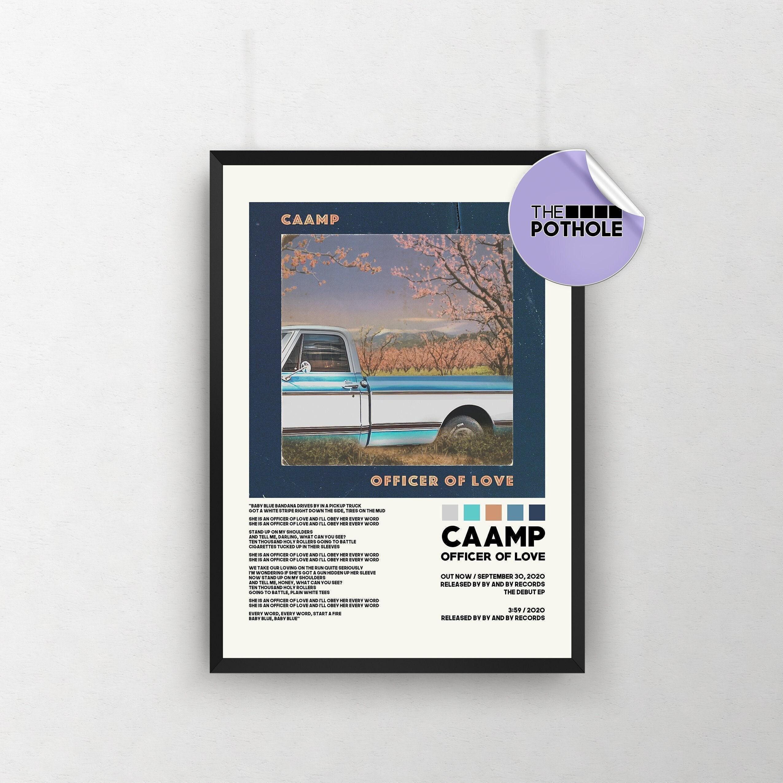 Caamp Posters, Officer of Love Poster, Caamp, Officer of Love Album ...
