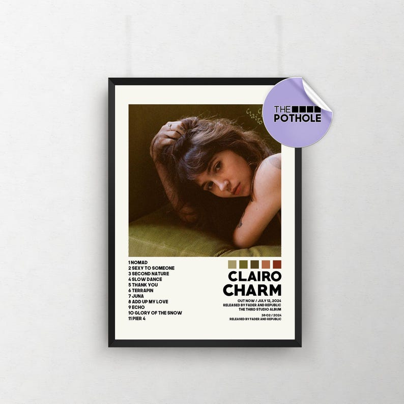 Clairo Posters / Charm Poster / Album Cover Poster / Poster Print Wall Art / Custom Poster ...