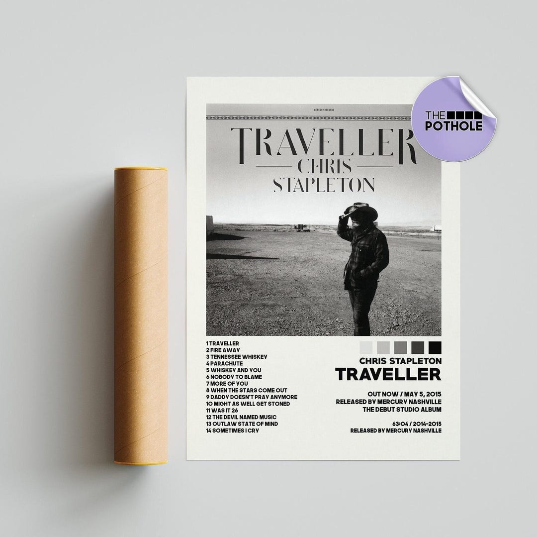 Chris Stapleton Posters / Traveller Poster / Traveller, Chris Stapleton ...