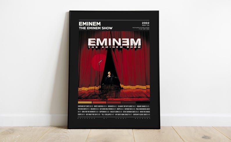 Eminem Posters / the Eminem Show Poster, Album Cover Poster Poster ...