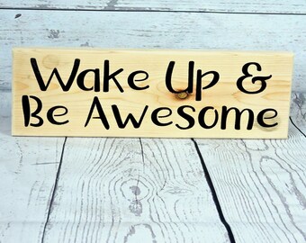 Be awesome sign | Etsy