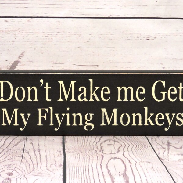 Flying Monkeys Sign - Etsy