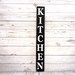 Kitchen Vertical Sign Primitive Country Painted Wall Sign, Kitchen ...