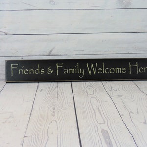 Rustic Farmhouse Style Family and Friends Themed Wall Signs - 7 Designs ...