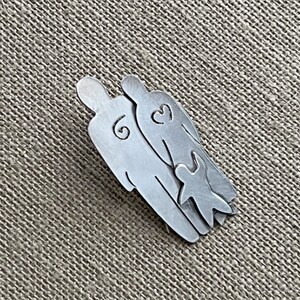 Silver 925 Family Pin, Sterling Silver Family of Three Pin, Silver Far ...