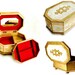 Florentine Style Music Jewelry Box, Octagon Shaped Music Box, Sunrise ...
