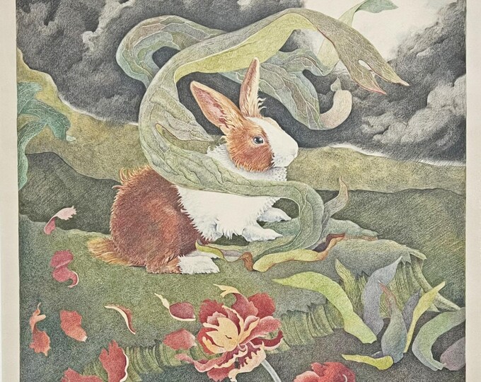 Colored Pencil Art by Bet Borgeson, Rabbit and Poppies Colored Pencil ...