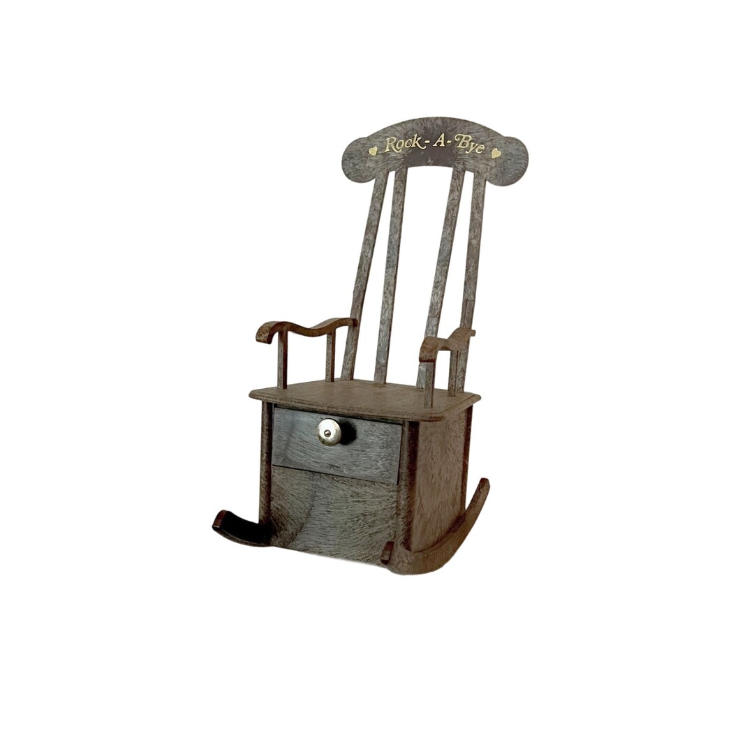 Mini Musical Rocking Chair, Musical Rocker Chair With Drawer by YAPS ...