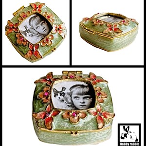 Monet Enamel Butterfly Pill Box, Monet Rhinestone Butterfly Picture ...
