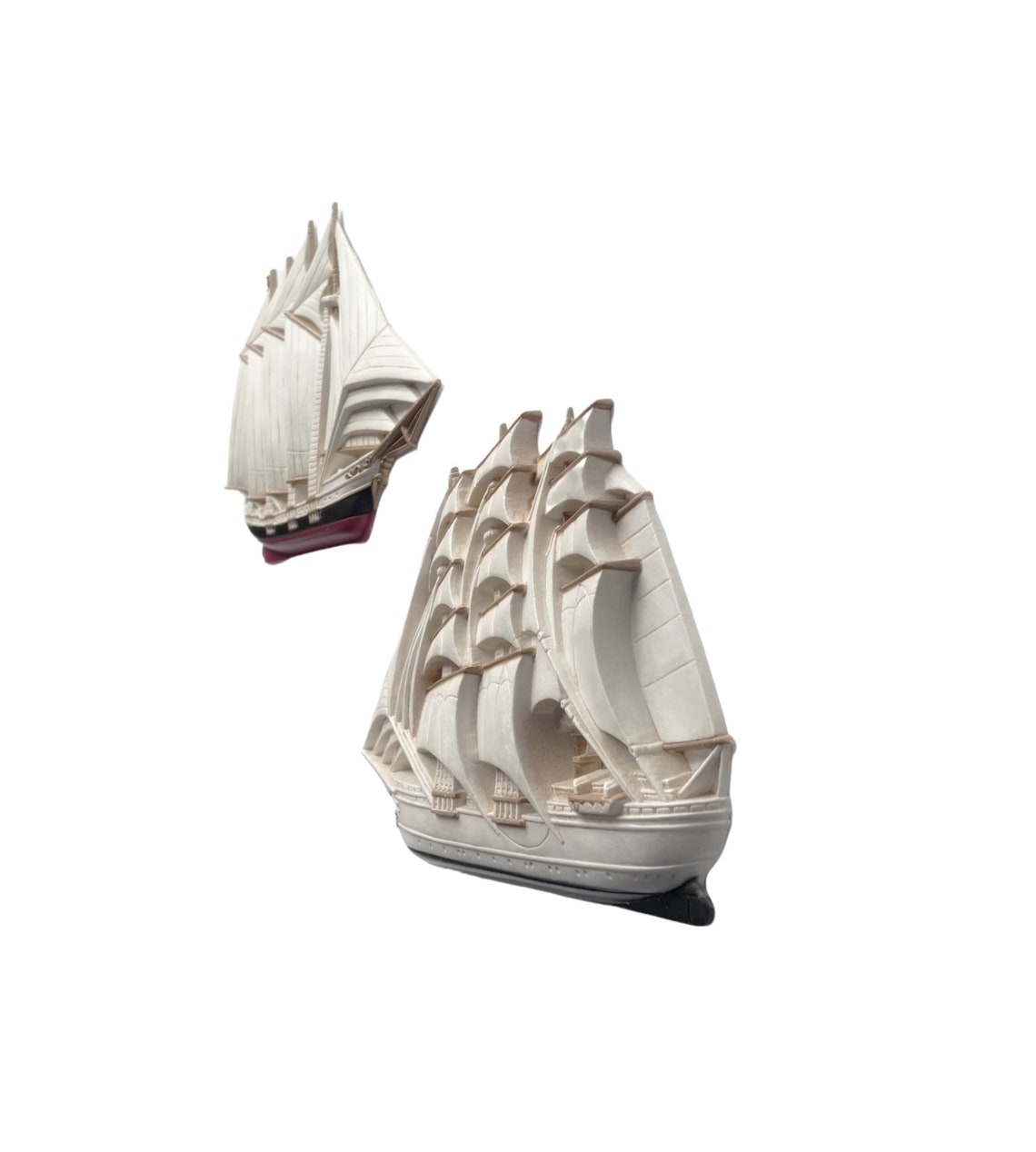 Vintage Tall Ship Wall Decor Two Pc Burwood Nautical Ship - Etsy