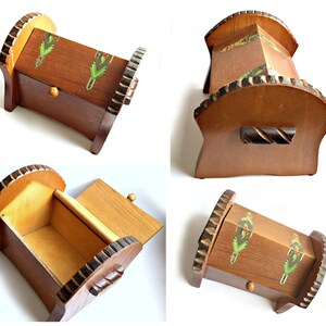 Natural Bark Wooden Box, Vintage Bark Box, Handmade Vintage Wood Box ...