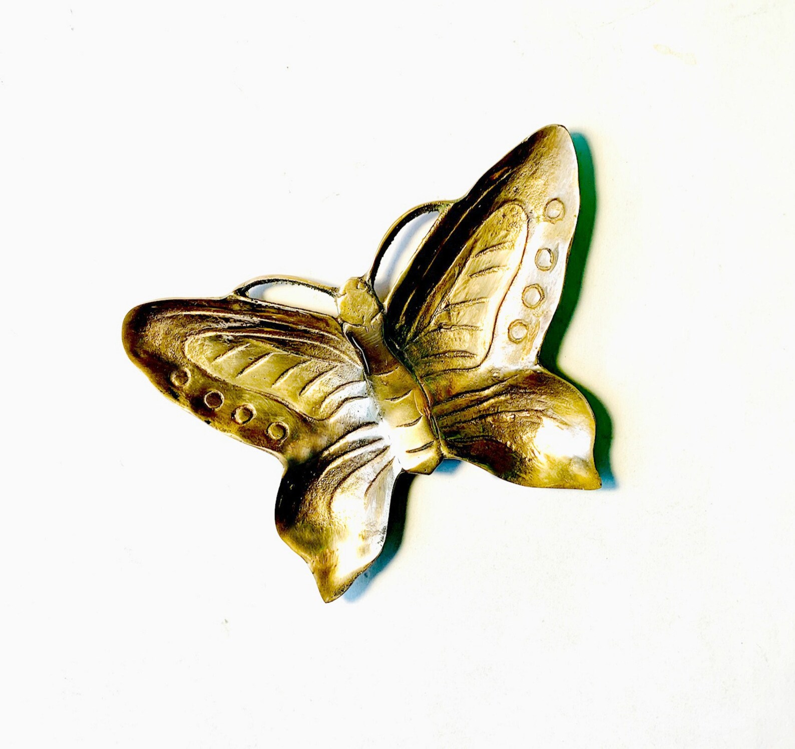 Brass Butterfly Dish Brass Butterfly Coin Dish Butterfly | Etsy