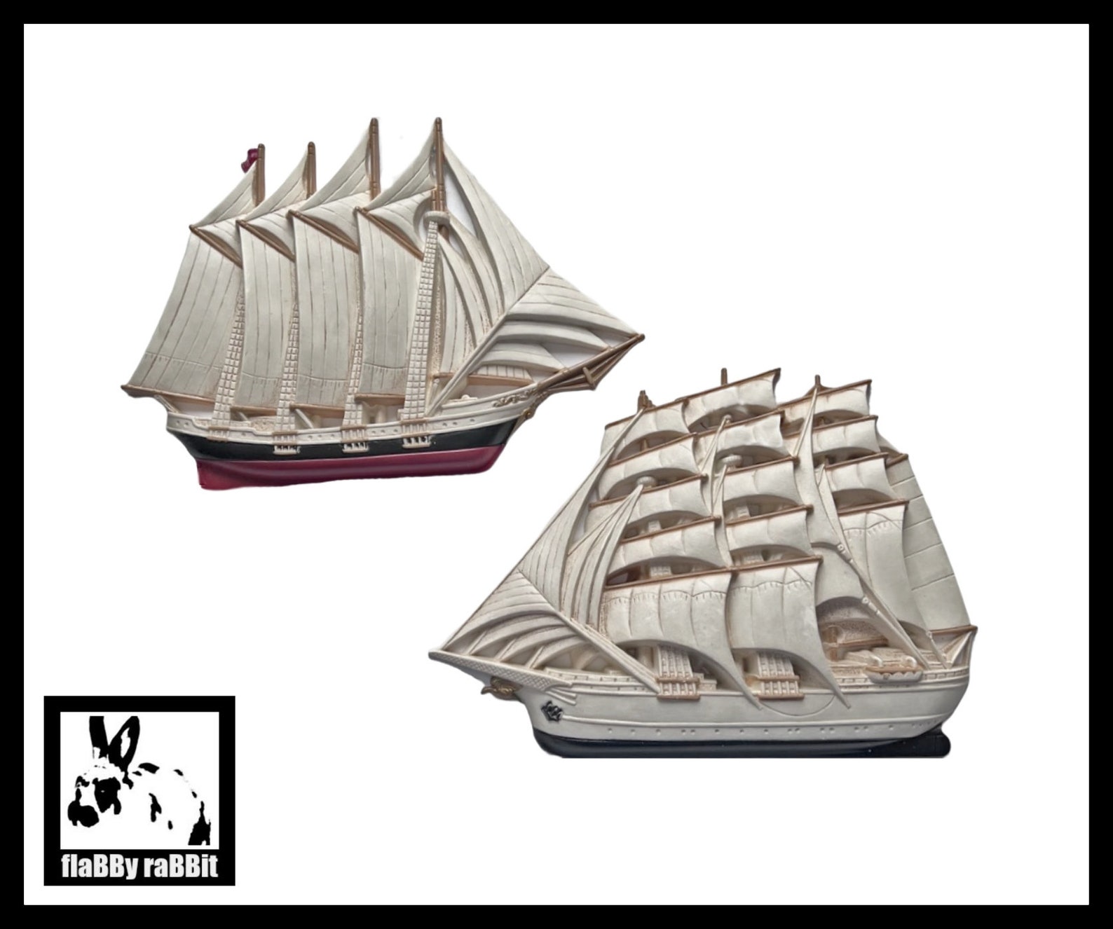 Vintage Tall Ship Wall Decor Two Pc Burwood Nautical Ship - Etsy