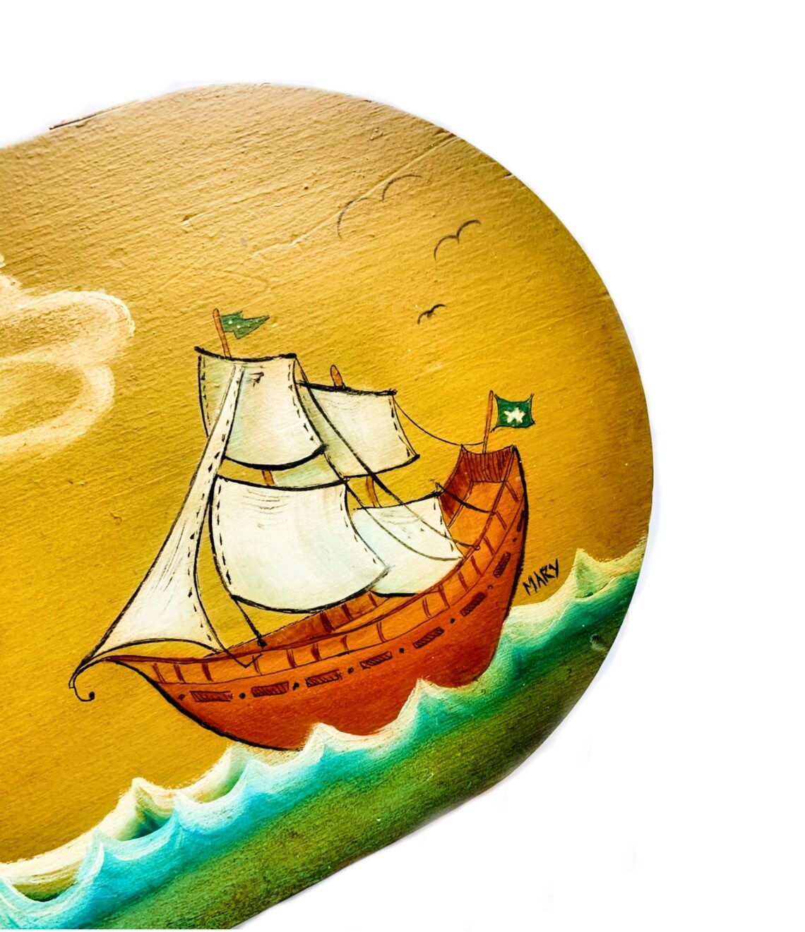 Clipper Ship Box, Vintage Nautical Box, Wood Nautical Box, Nautical ...