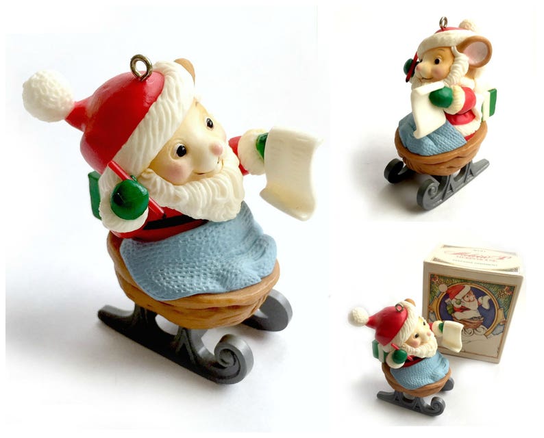 Avon Mouse Keepsake Ornament 1983 Avon Melvin P Merrymouse | Etsy