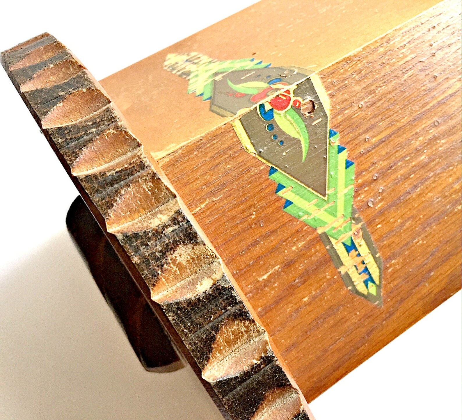 Natural Bark Wooden Box Vintage Bark Box Handmade Vintage - Etsy