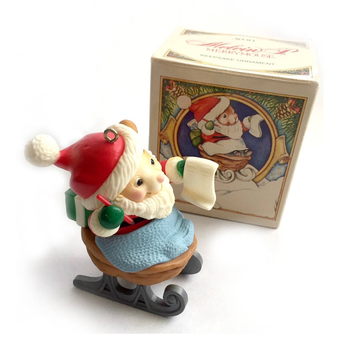 Avon Mouse Keepsake Ornament 1983 Avon Melvin P Merrymouse | Etsy