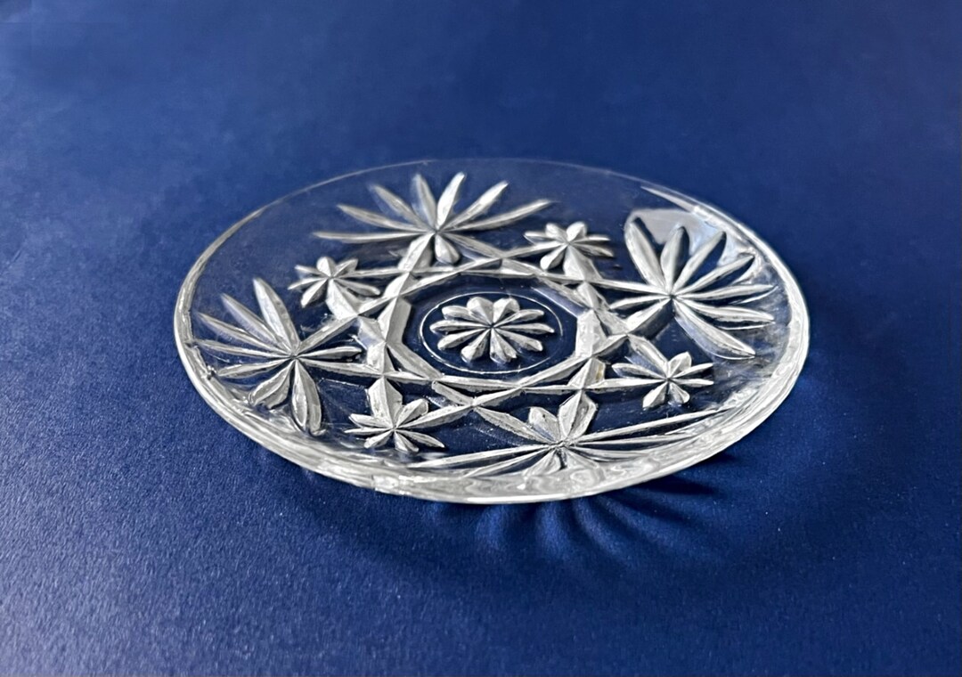 Clear Cut Glass Dish Vintage Cut Glass Soap Dish Cut Glass - Etsy