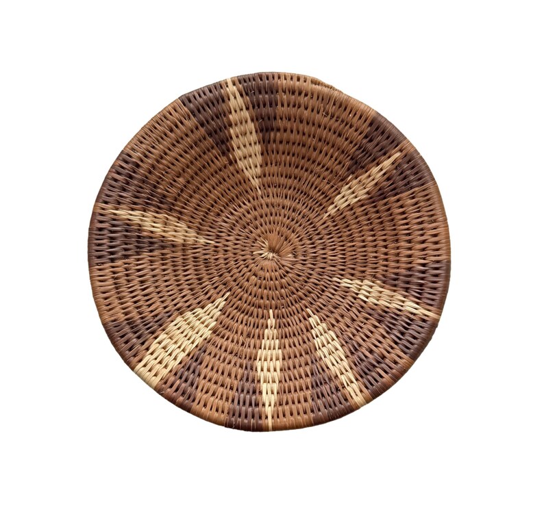 Zulu Star Pattern Basket, Hand Woven African Tribal Decor - Etsy