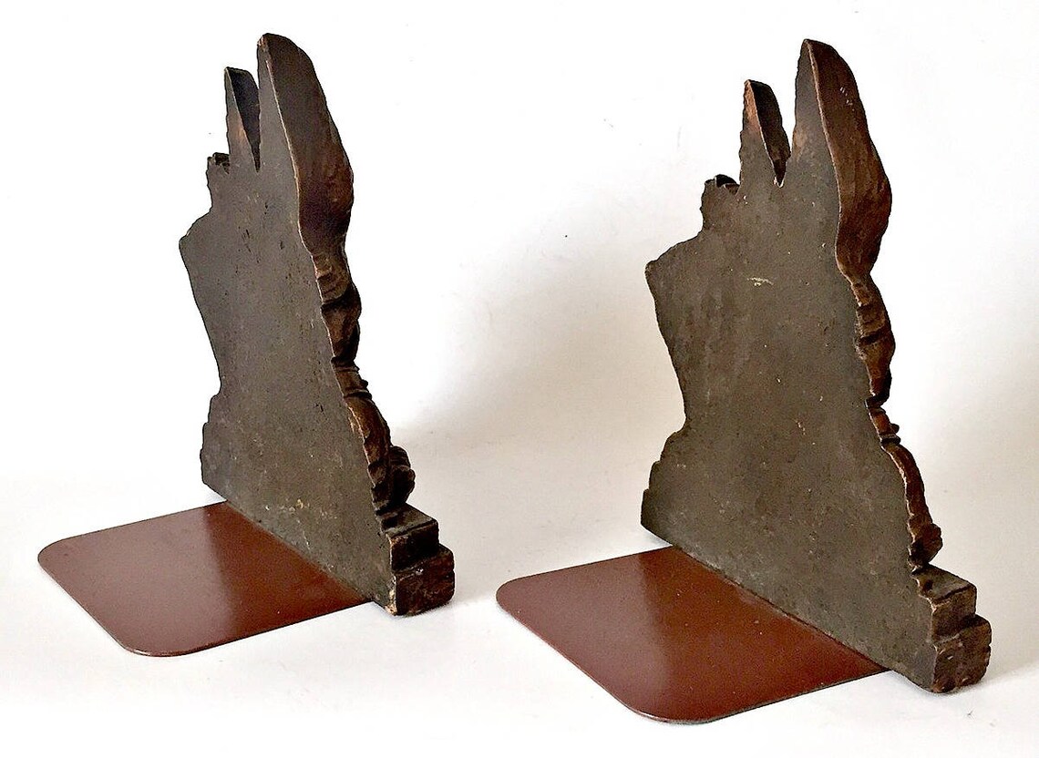 Scottish Terrier Bookends Vintage Syroco Bookends Terrier - Etsy