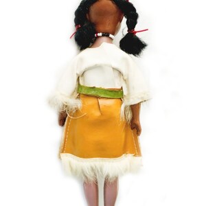 Vintage Native American Girl Doll, Beaded Costume Girl Figurine Doll - Etsy