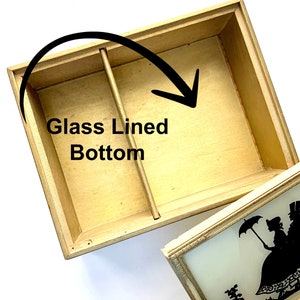 Vintage Lovers Box, Silhouette Lovers Jewelry Box, Lovers Trinket Box ...