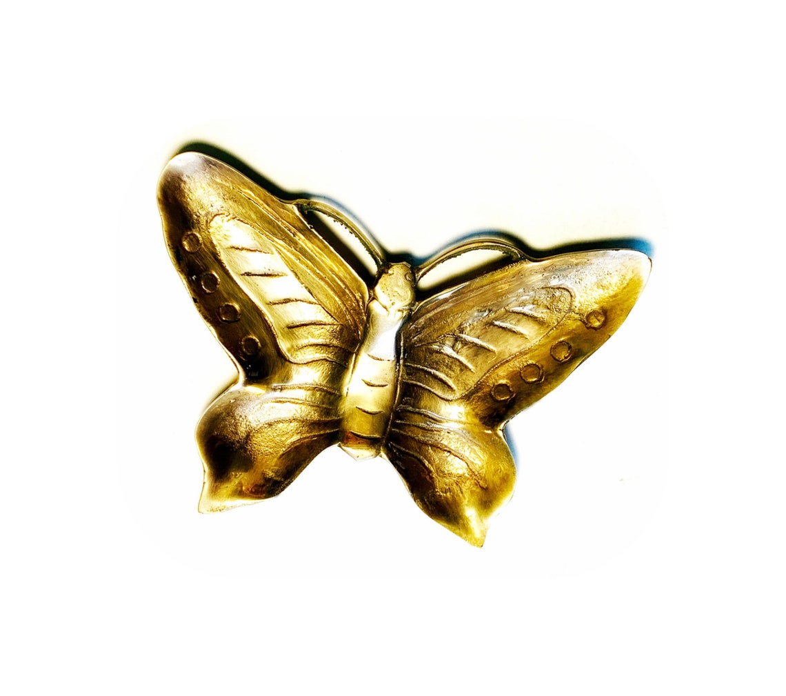 Brass Butterfly Dish Brass Butterfly Coin Dish Butterfly | Etsy